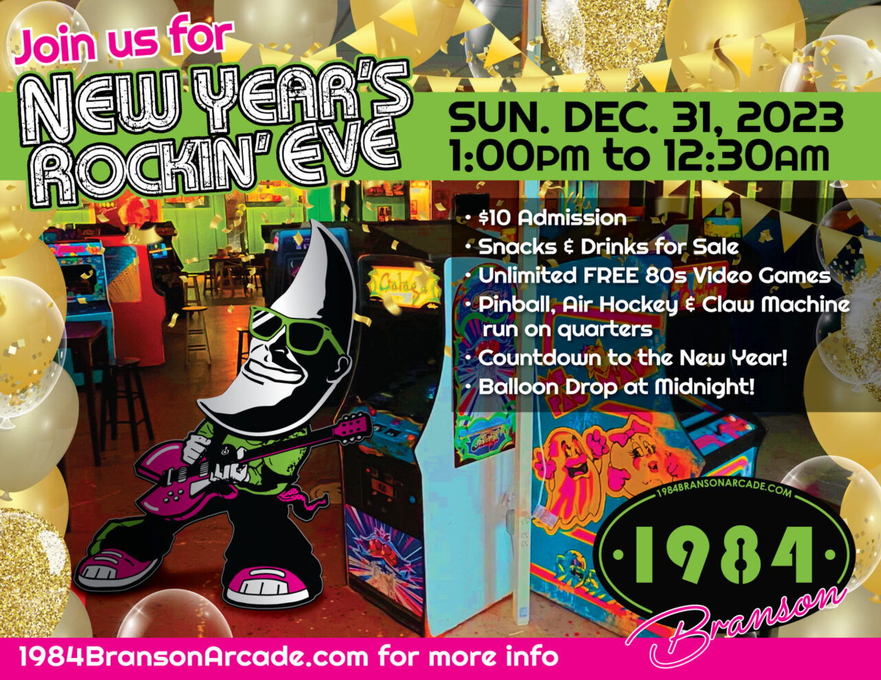 1984 Branson | RETRO 80s ARCADE!